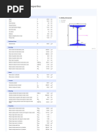 UC 254x254x89 Structural Properties | PDF | Bending | Shear Stress
