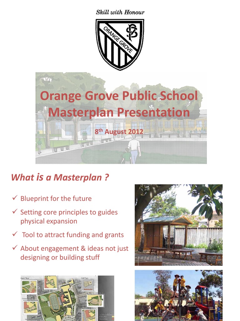 Orange Grove Public School Masterplan Presentation | PDF | Transport