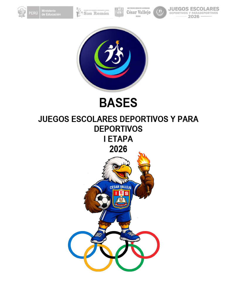 Bases Jedp 2026 2 | PDF | Maestros | Deportes