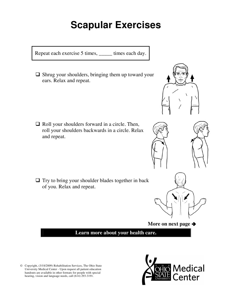 Scap Exer | PDF | Wellness | Lifestyle