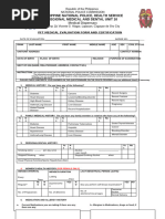 PFT Form 2025 | PDF