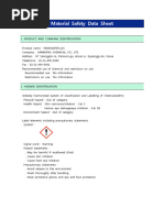 Distilled Water Safety Data Sheet | PDF | Dangerous Goods | Toxicity