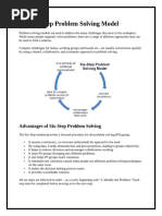 Six-Step Problem Solving Model | PDF | E Books | Evaluation