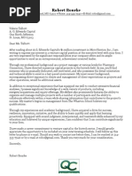 Bain Cover Letter | Consultant | Learning