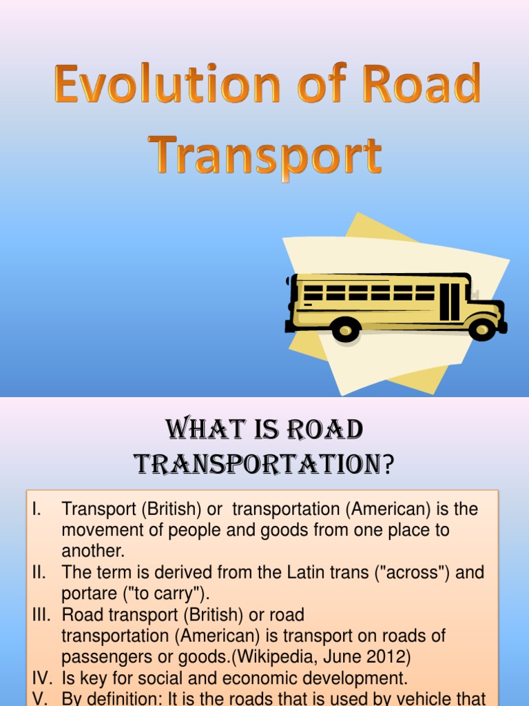 Understanding Road Transportation | PDF | Car Rental | Interchange (Road)