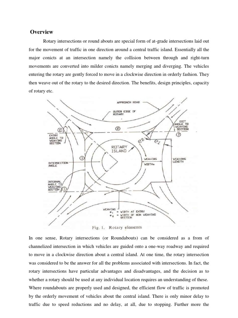 Rotary | Intersection (Road) | Traffic