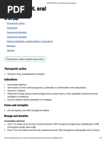 Misoprostol Dosing Guidelines 2023 | PDF