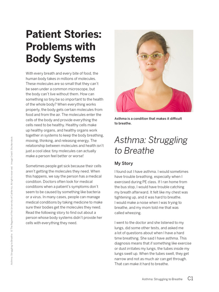 Printable_Article_Patient_Stories_Asthma | PDF | Lung | Respiratory System