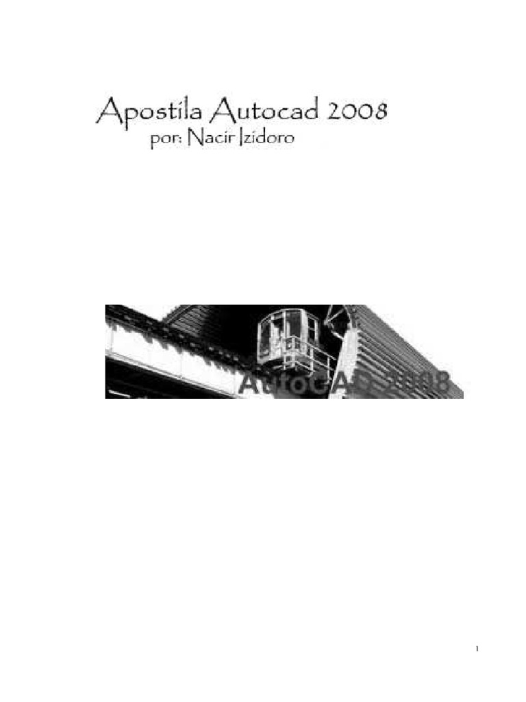 Apostila AutoCAD 2008 - Nacir Izidro | PDF