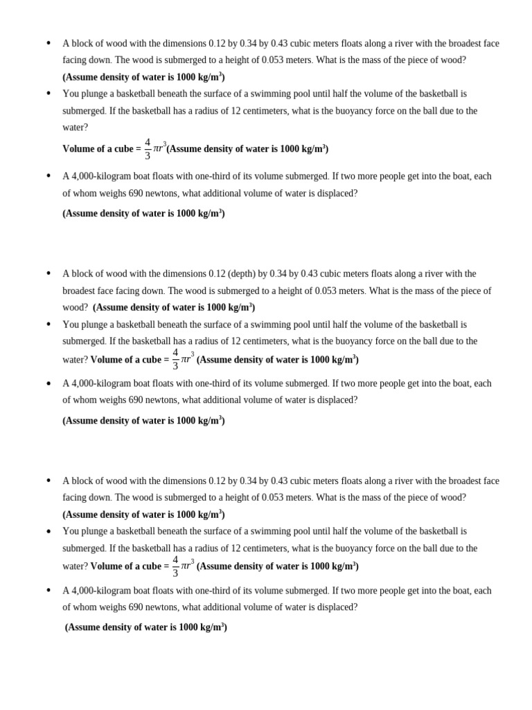Archimedes | PDF | Buoyancy | Density