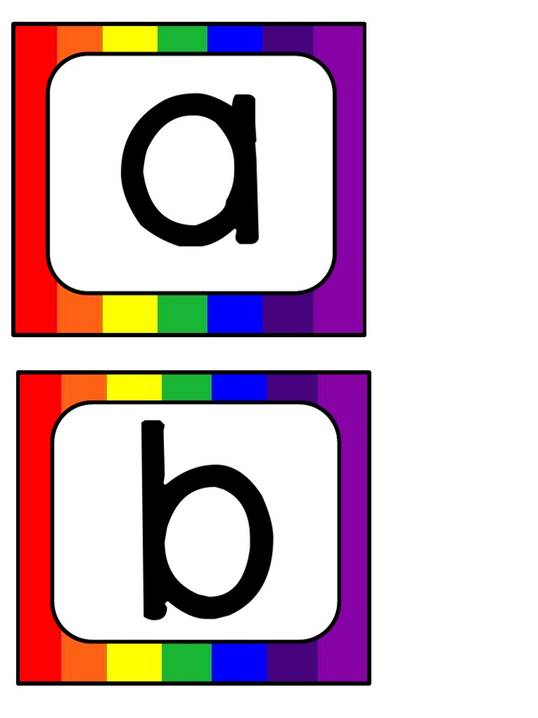 Rainbow Letters