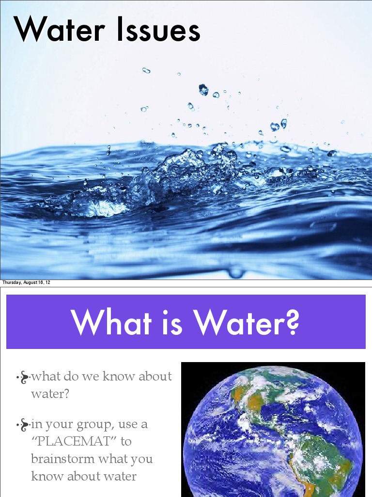 Water Issues | PDF