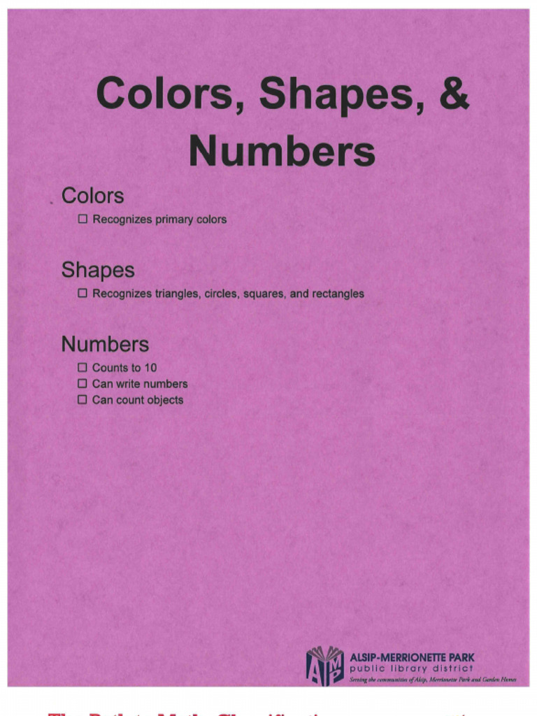 Colors_Shapes_and_Numbers | PDF