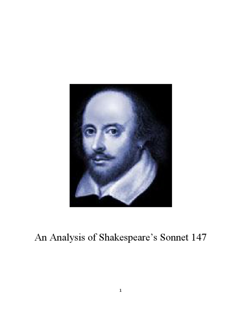 An Analysis of Shakespeare's Sonnet 147 | PDF | Thought | Poetry