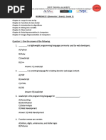 Grade 10 Computer Science Test Questions | PDF | Control Flow ...