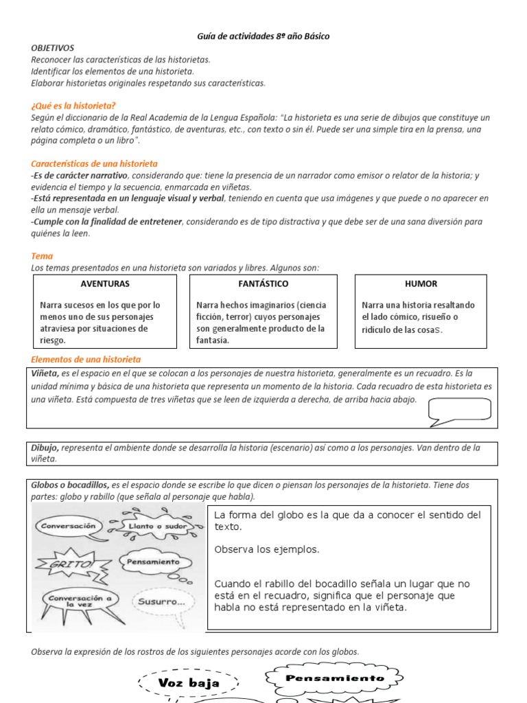 Guía para crear historietas: Elementos, estructura y pasos para ...