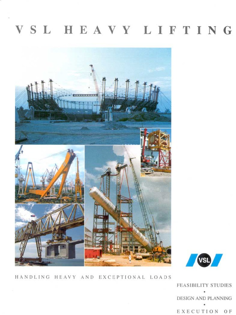VSL Heavy Lifting | PDF | Elevator | Crane (Machine)