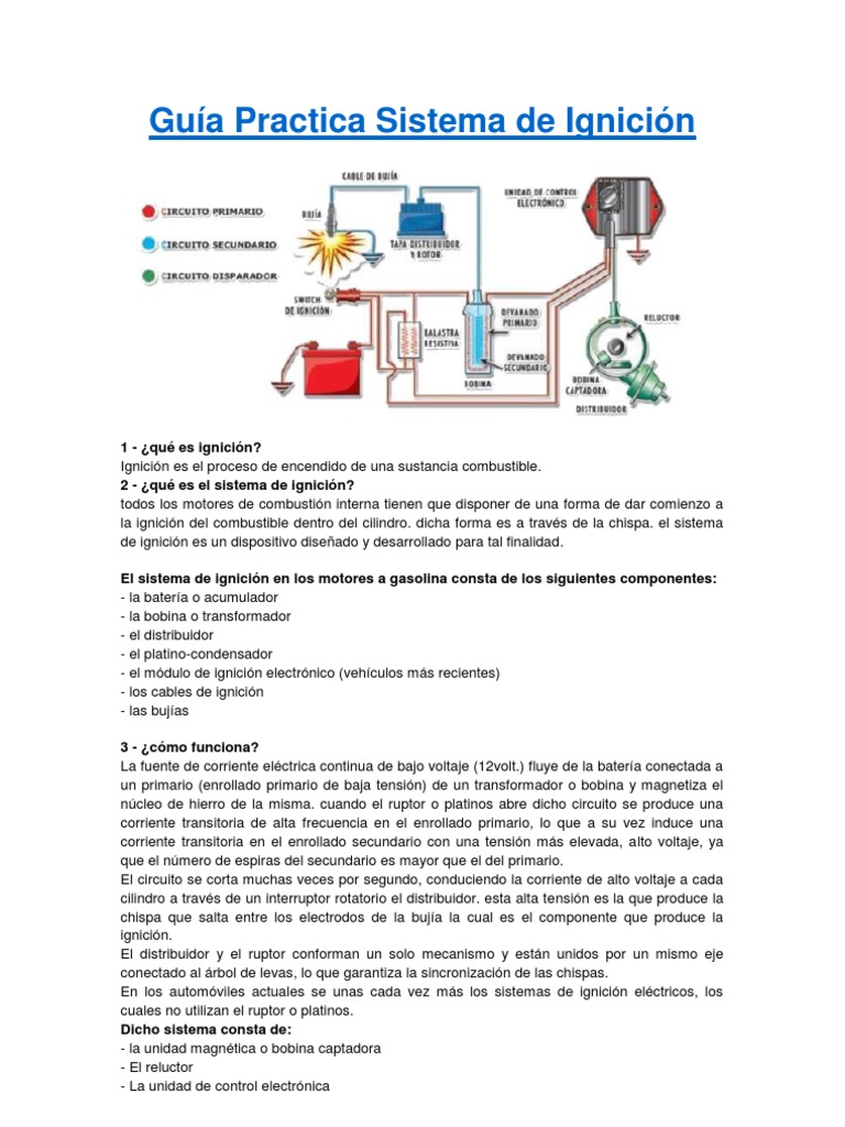 Guía completa para comprender y mejorar el sistema de ignición de un ...