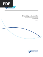 National 5 Chemistry Data Booklet | PDF | Chemical Elements | Magnesium