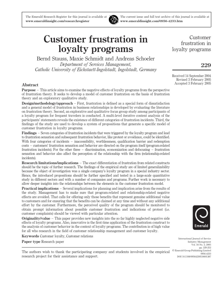 13 Customer Frustration | Download Free PDF | Aggression | Emotions