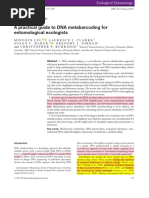 Universal COI Primers for Invertebrates | PDF | Polymerase Chain ...