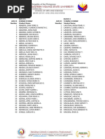Graduating Students List AY 2025-2026 | PDF