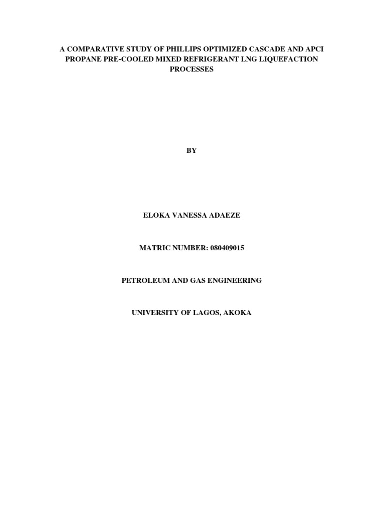 A Comparative Study of Phillips Optimized Cascade and Apci Propane Pre ...