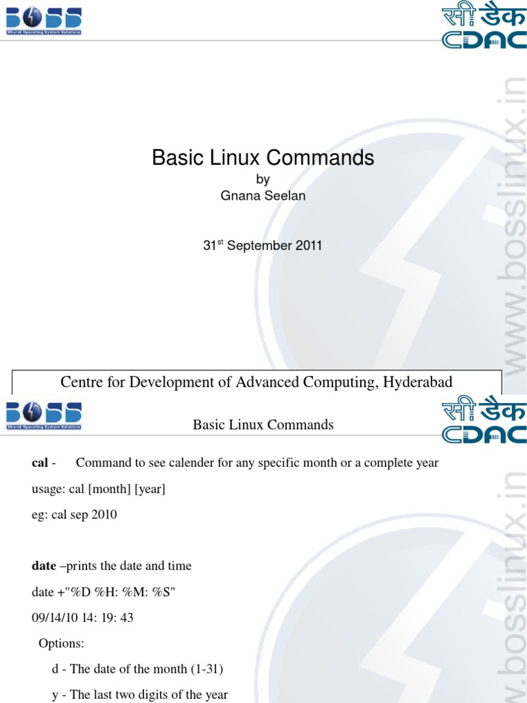 Basic Linux Commands | PDF | Utility Software | Information Technology ... Basic Linux Commands | PDF | Utility Software | Information Technology ...