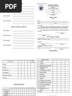 DepEd Form 137 E Blank Form 2 | PDF | Further Education