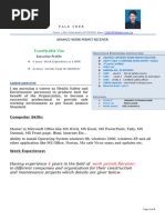 Work Permit Receiver CV of Abrar Ahmed | PDF