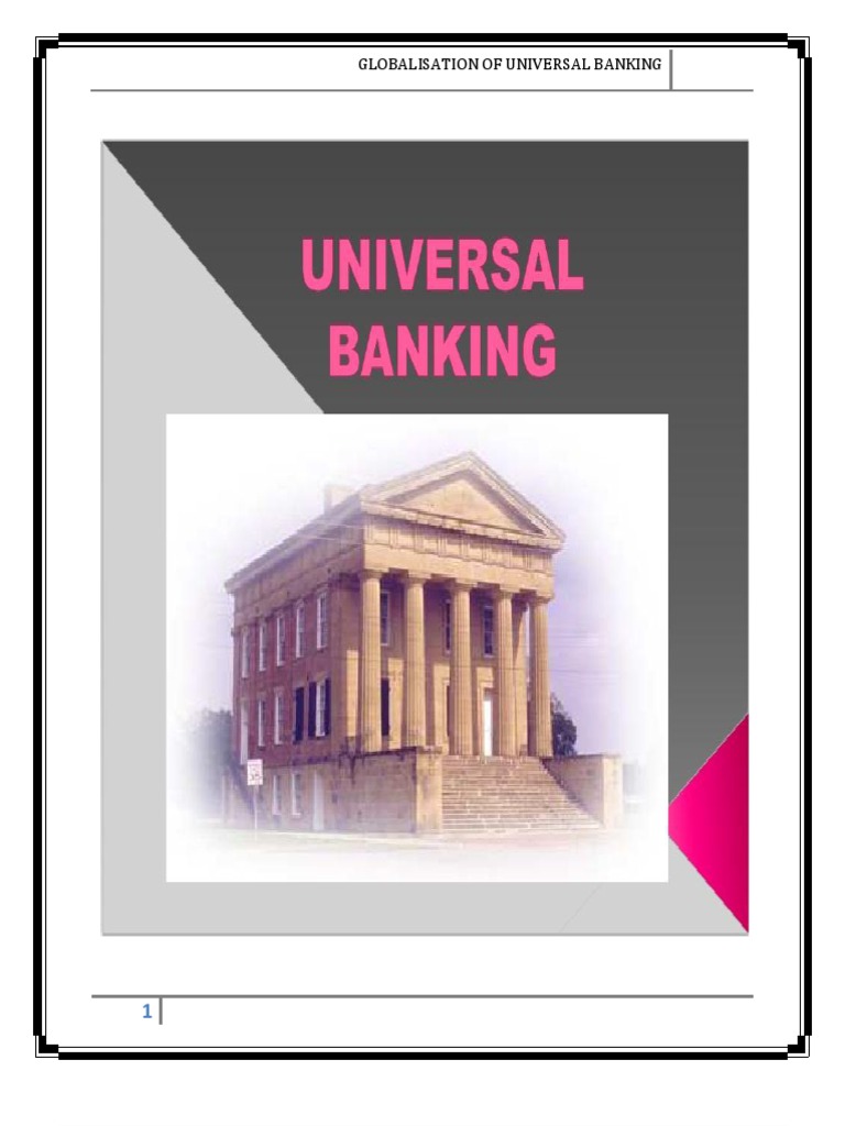 Universal Banking | Reserve Bank Of India | Banks