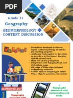 Grade 11 Geomorphology Revision Term 2 | PDF | Landscape | Geomorphology