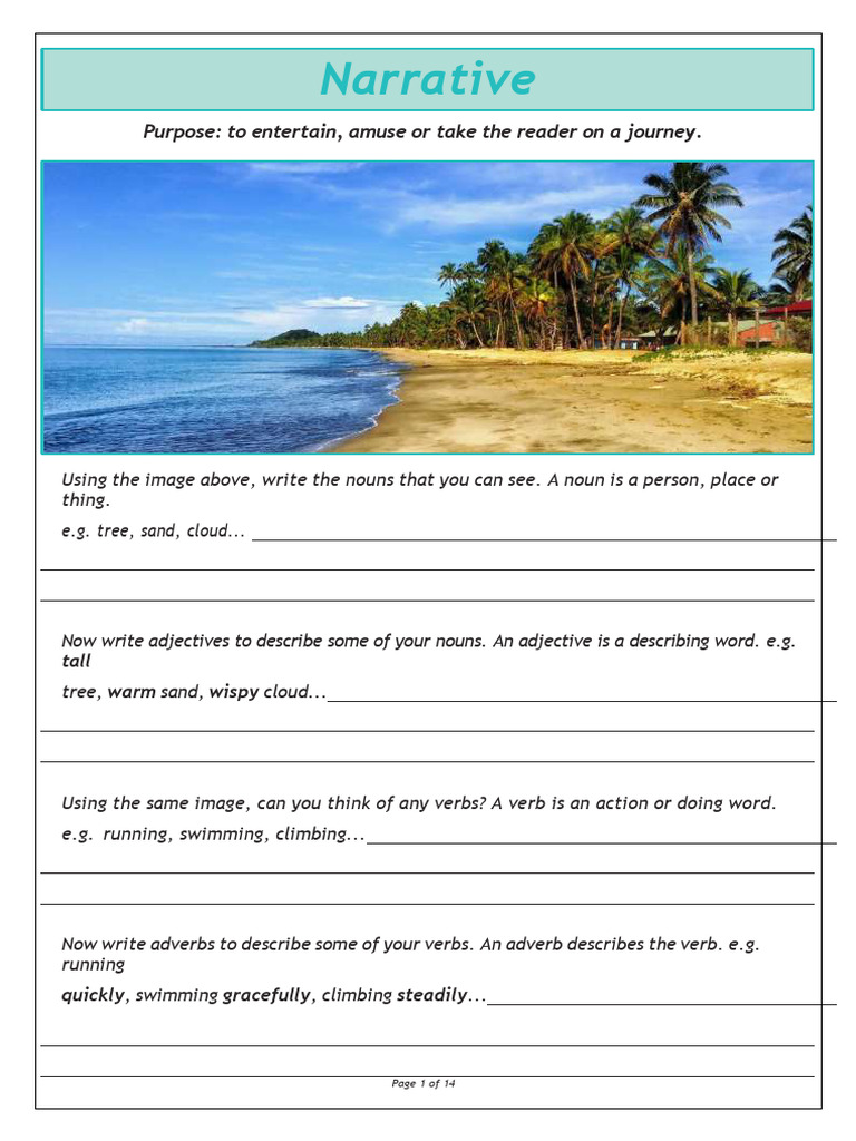 Guided Writing Activity Pack Ver 1 | PDF | Adverb | Verb