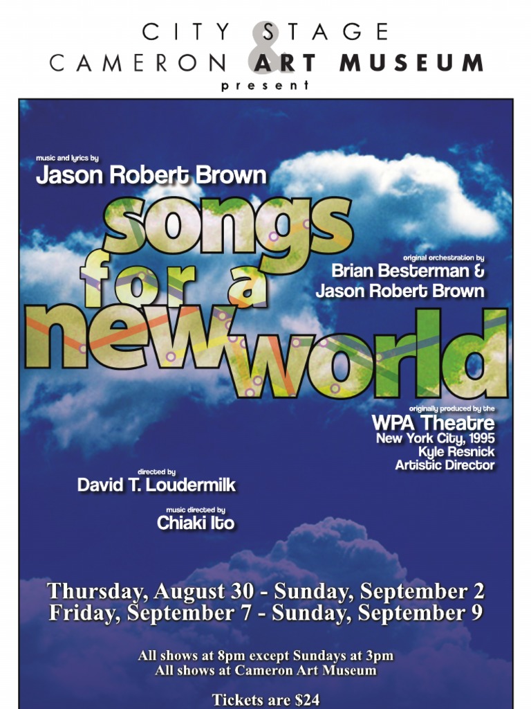 Songs for a New World Performance Details | PDF | Career & Growth ...