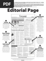 Parts of an Editorial Page Explained | PDF | Sports & Recreation