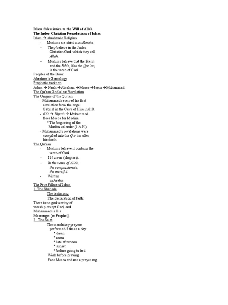 2c Islam | Download Free PDF | Allah | Hajj