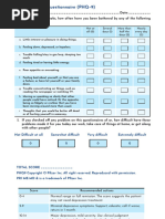 PHQ-8 Depression Questionnaire PDF | PDF