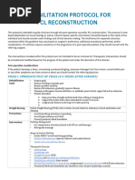 ACL Reconstruction Rehab Protocol | PDF | Knee | Limbs (Anatomy)