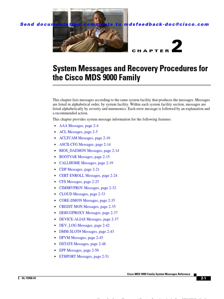 System Messages and Recovery Procedures For The Cisco MDS 9000 Family | PDF | Booting | Port ...