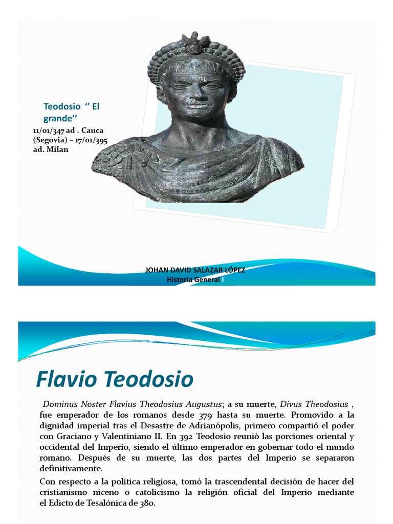 Teodosio I: El Emperador del Cristianismo | PDF | Emperadores romanos ...