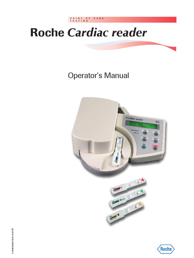 Roche Cardiac Reader Operator Manual | PDF | Barcode | Electrical Connector