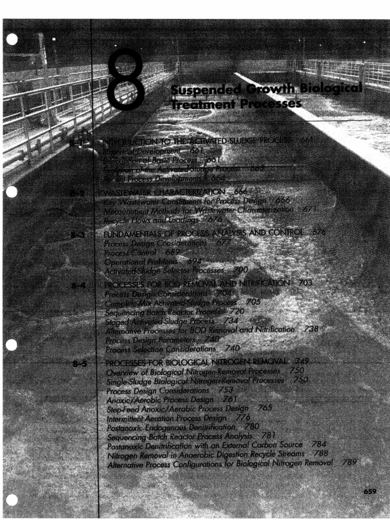 Wastewater Engg (Metcalf N Eddy) - CH8 | PDF
