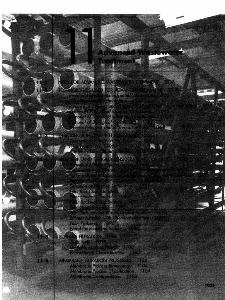 Wastewater Engg (Metcalf N Eddy) - CH11 | PDF