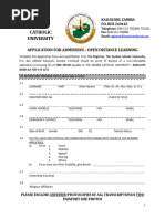 UNAM Application Form 2026 Guide | PDF | Namibia