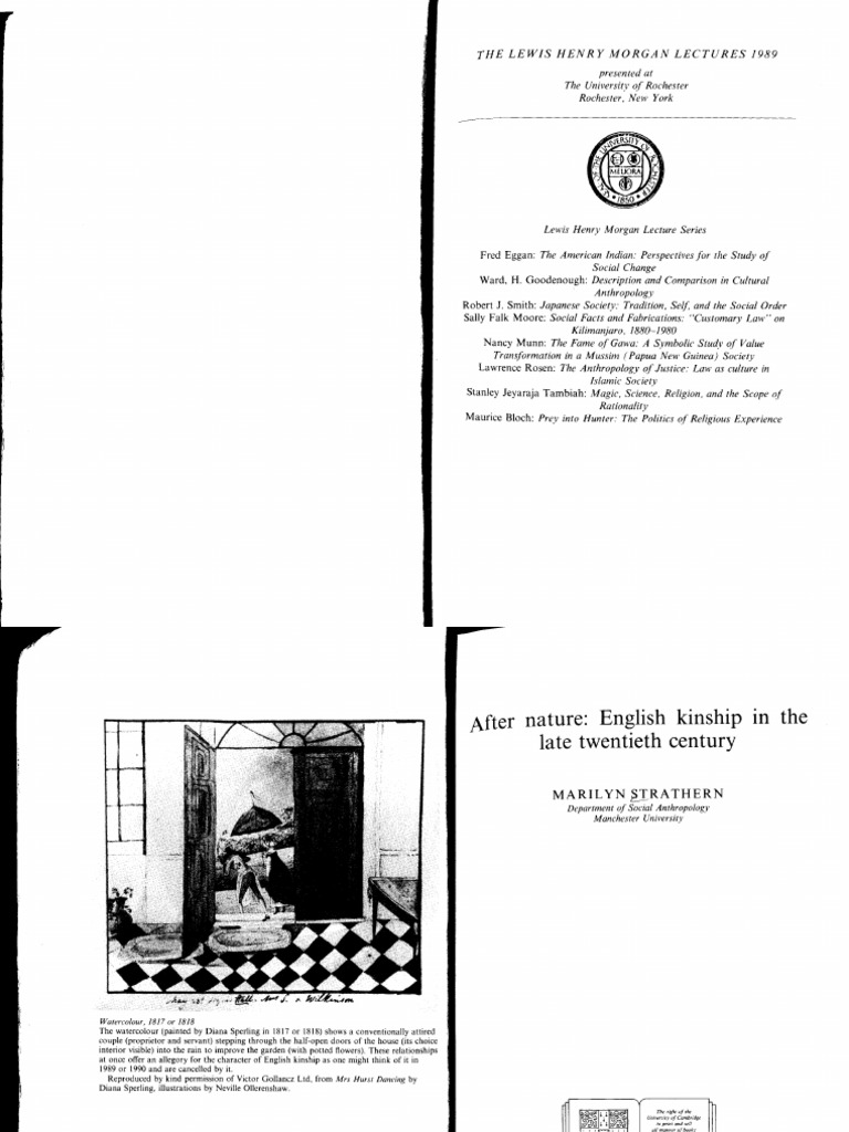 After Nature (1992) Strathern | PDF | Social Science | History