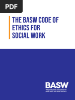 BASW Code of Ethics Overview | PDF | Social Work | Confidentiality