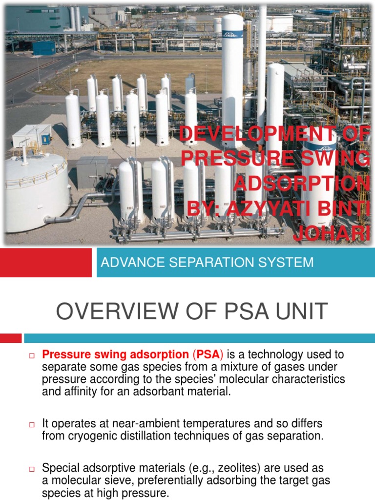 Development of Pressure Swing Adsorption | Adsorption | Industrial Gases