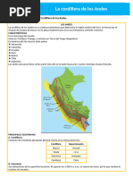 Relieve Andino del Perú: Tipos y Características | PDF | Andes | Volcán