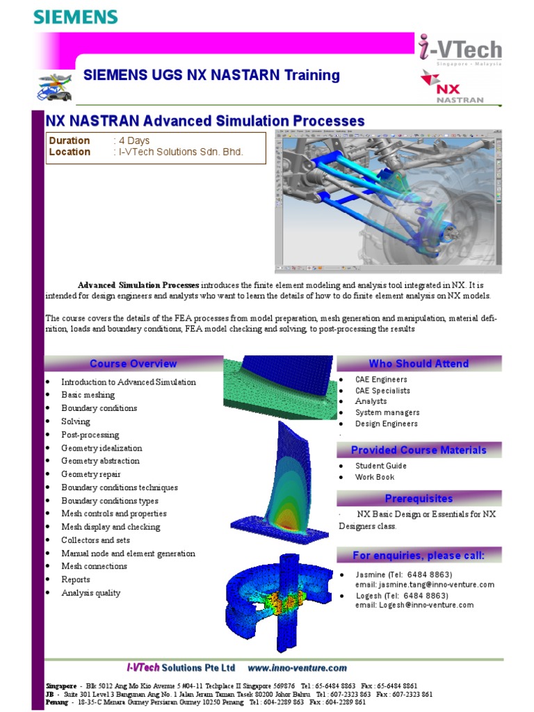 NX Nastran Advanced Simulation Course | PDF | Finite Element Method ...