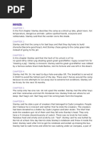 Insights from Holes Chapters 7 & 8 | PDF